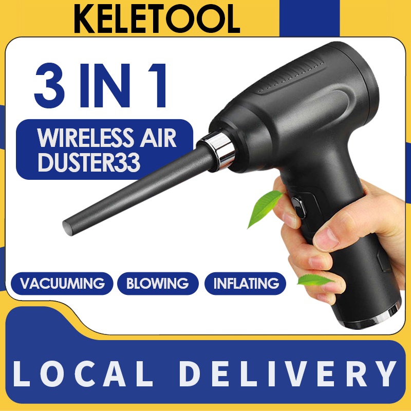 Jual 3 in 1 Blower Air Duster / Penyedot debu tanpa kabel / Penyedot ...