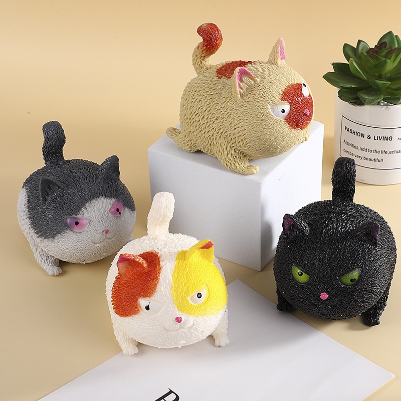 Jual NEW Mainan squishy anak motif angry cat | Shopee Indonesia