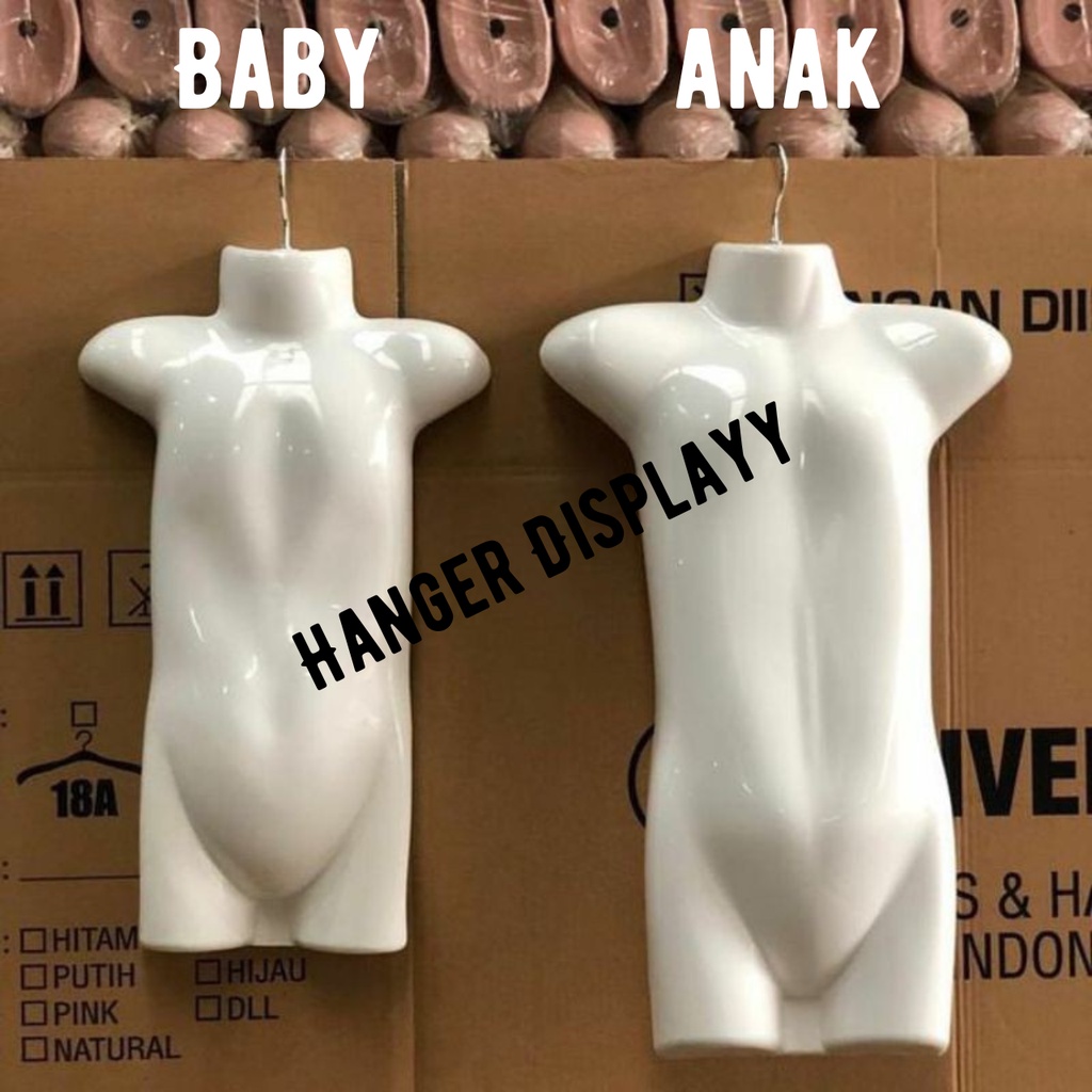 Jual Manekin Hanger Body Gantung Anak Manekin Gantung Anak Display ...