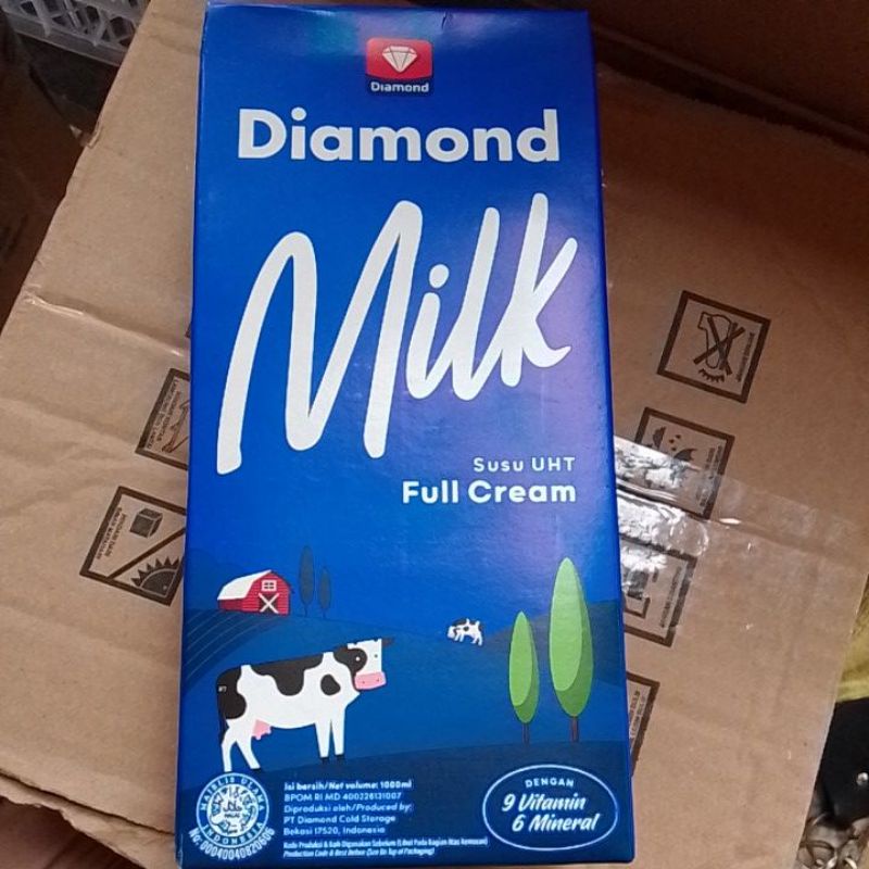 Jual UHT DIAMOND FULL CREAM 1 LITER | Shopee Indonesia