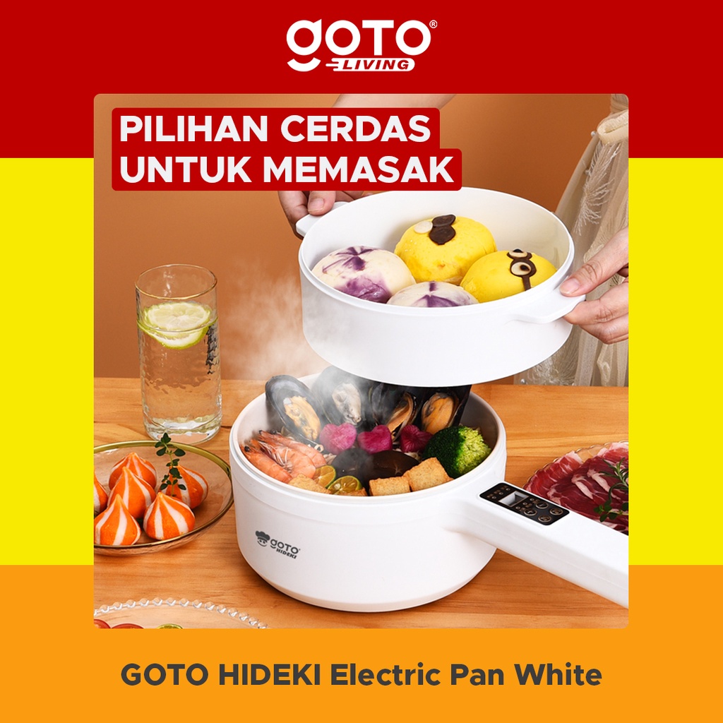 Jual Goto Hideki Panci Listrik 1.8L Fry Pan Elektrik Penggorengan ...