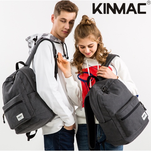 Jual KINMAC Canvas Ransel Tas Laptop / Macbook Sleeve Backpack Pria ...