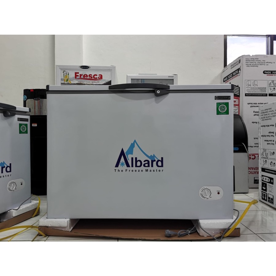 Jual FRIGIGATE F-300 ALBARD Chest Freezer 250 Liter CF300 Garansi Resmi ...