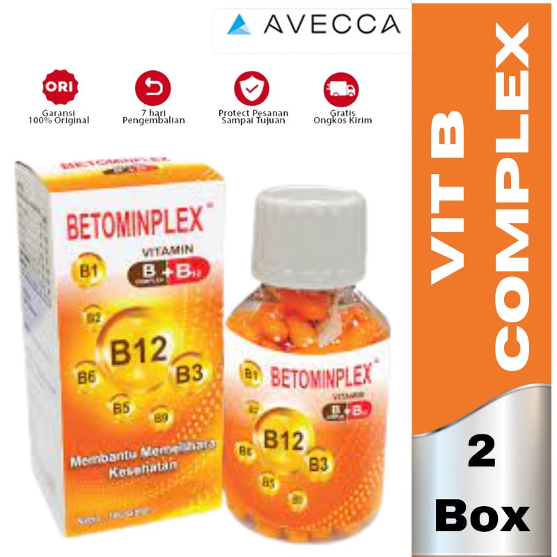 Jual ( Dapat 2 Box ) BETOMINPLEX Vitamin 100 Tablet / Vitamin / Daya ...