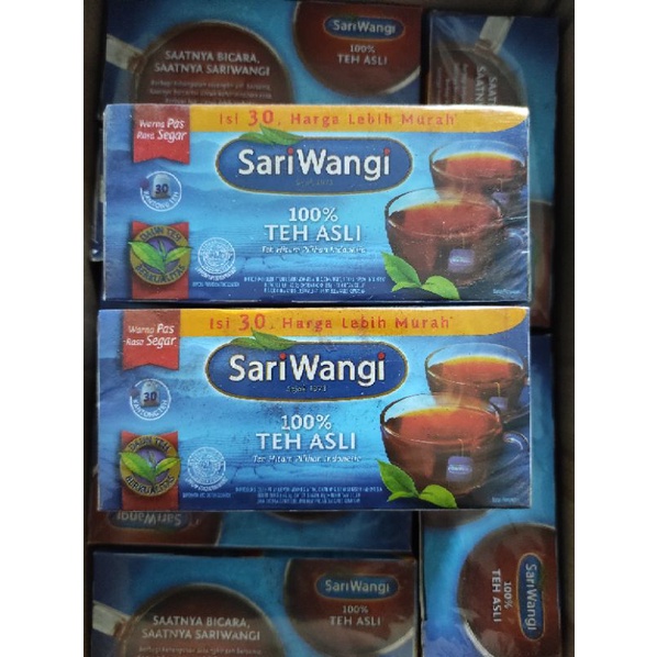 Jual Teh Sariwangi sari wangi teh celup 30 kantong dan 25 kantong teh ...