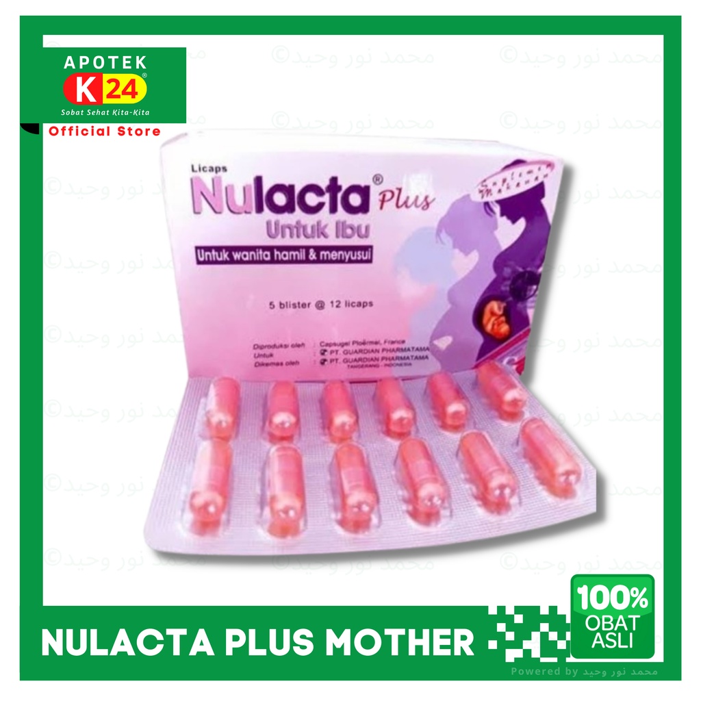 Jual NULACTA PLUS FOR MOTHER 12 KAPSUL {Per Strip} M | Shopee Indonesia
