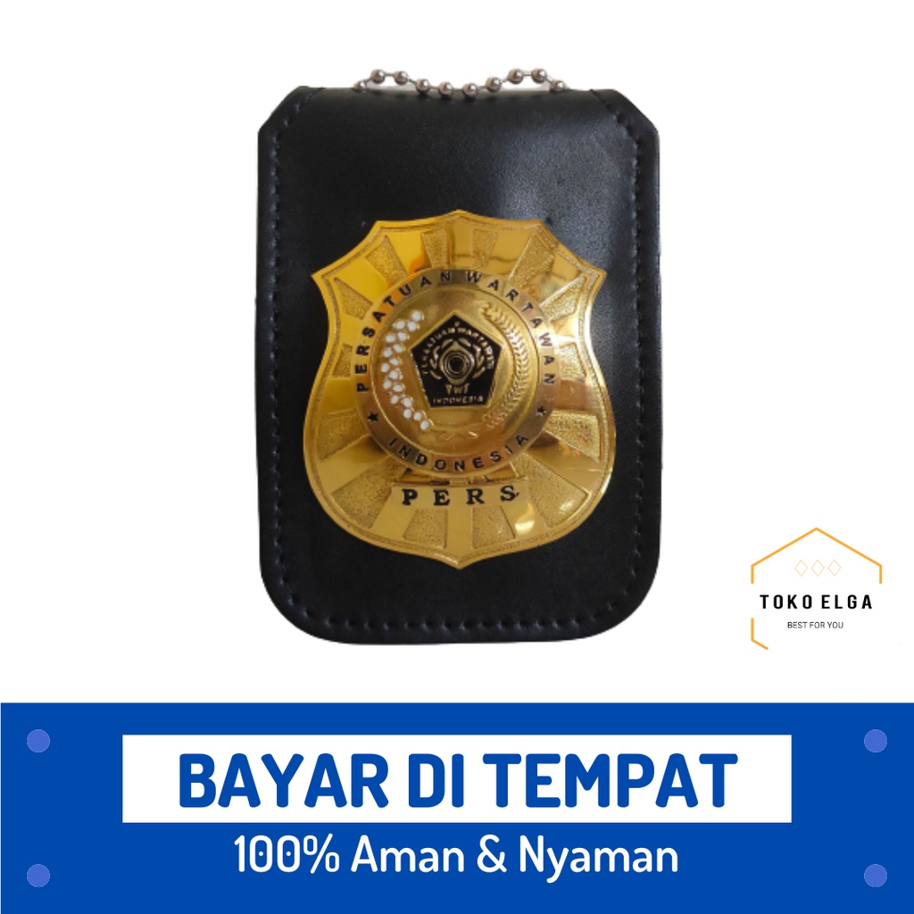 Jual Name Tag Id Card Dompet Kalung Lencana Logo PWI PERS PERSATUAN ...