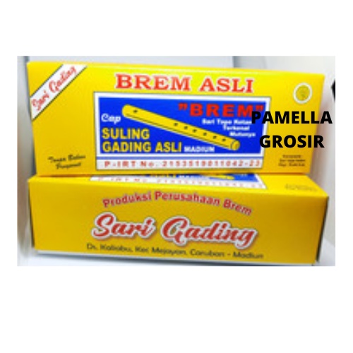 Jual BREM CAP SULING GADING ASLI MADIUN 90GR | Shopee Indonesia