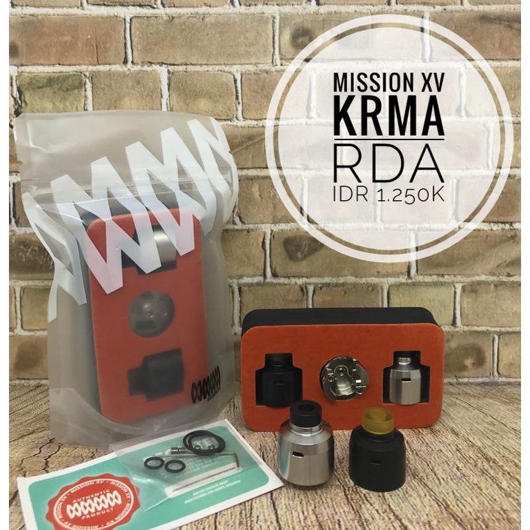 Jual Authentic The KRMA RDA By Mission XV | Shopee Indonesia