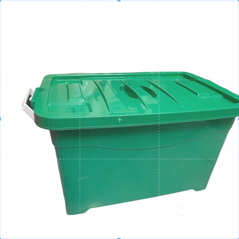 Jual Container Box Besar 35 Liter Storage Box + Roda / Kontainer Box ...