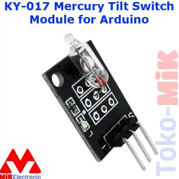Jual KY-017 KY017 TILT SWITCH VIBRATION SENSOR MODULE SENSOR GERAK ARDUINO tok-mi Juara | Shopee ...