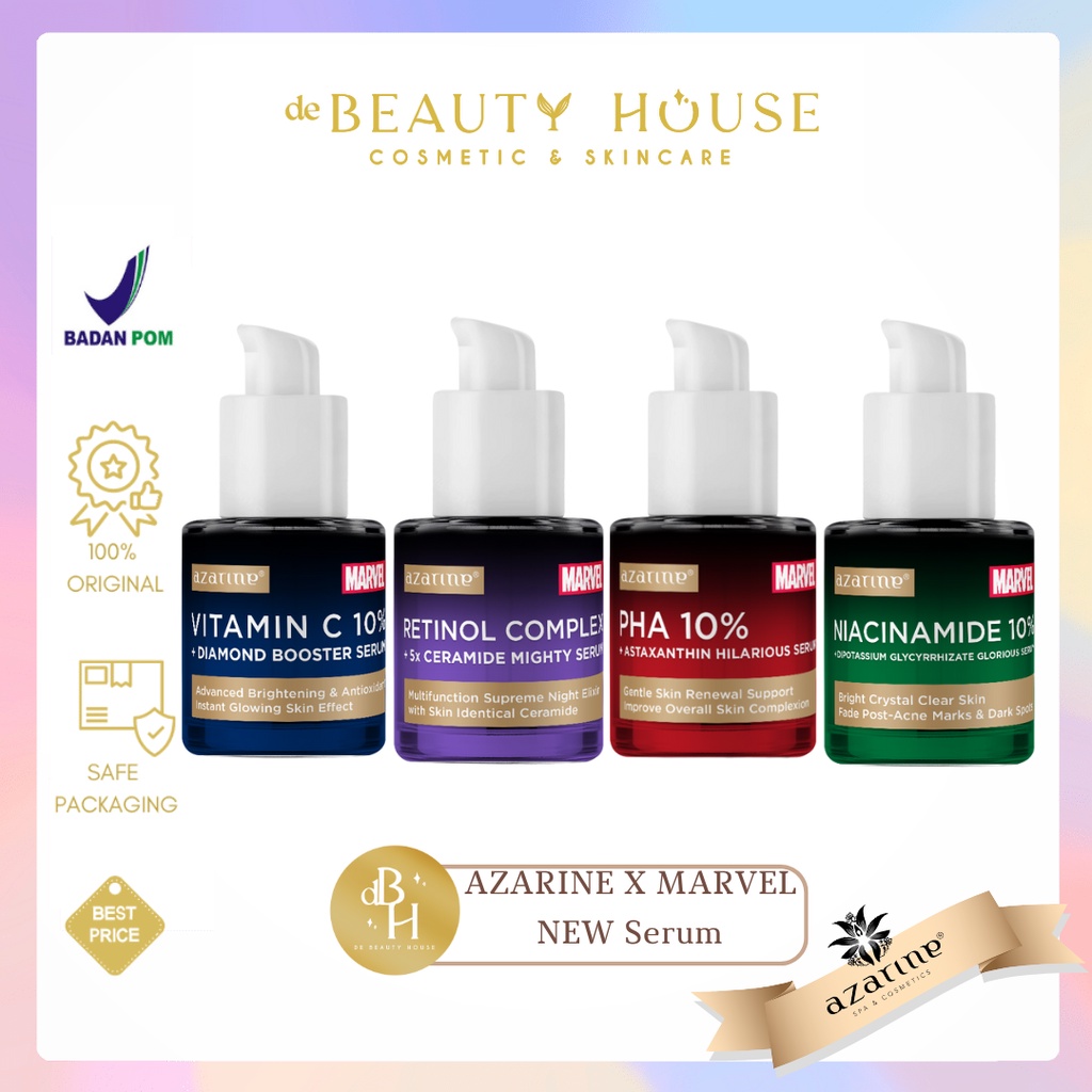 Jual AZARINE X MARVEL New Serum All Variants | Shopee Indonesia