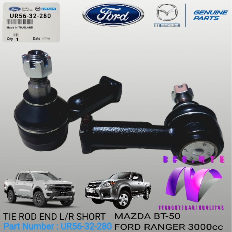 Jual TIE ROD END FORD RANGER 3.0 3000CC/BT50 BT-50 PENDEK 1SET ORI ...