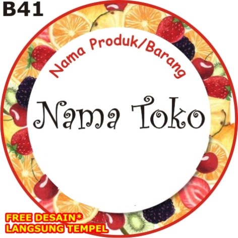 Jual STIKER BULAT ISI 26 PCS| STIKER PRODUK | STIKER KEMASAN | STIKER ...