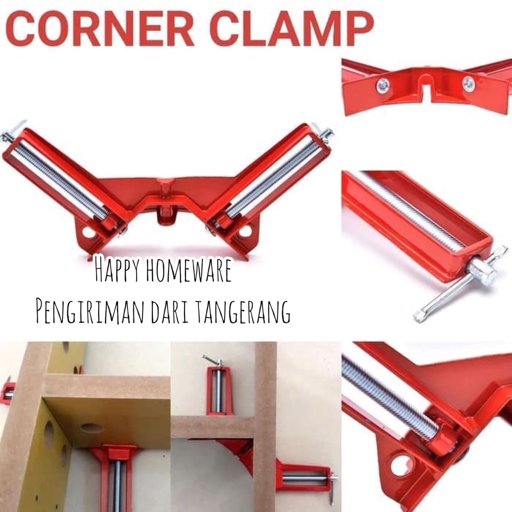 Jual Clamp Corner / Klem Sudut Siku Penjepit 90 Derajat / Mitre Right ...