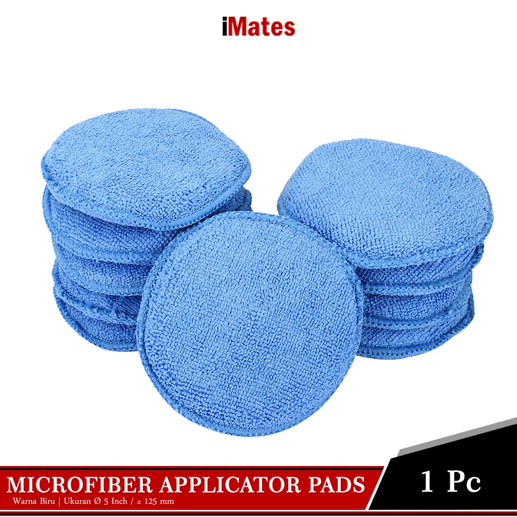Jual Spons Microfiber Applicator Pads Busa Poles Mikrofiber 5 Inch 125 ...