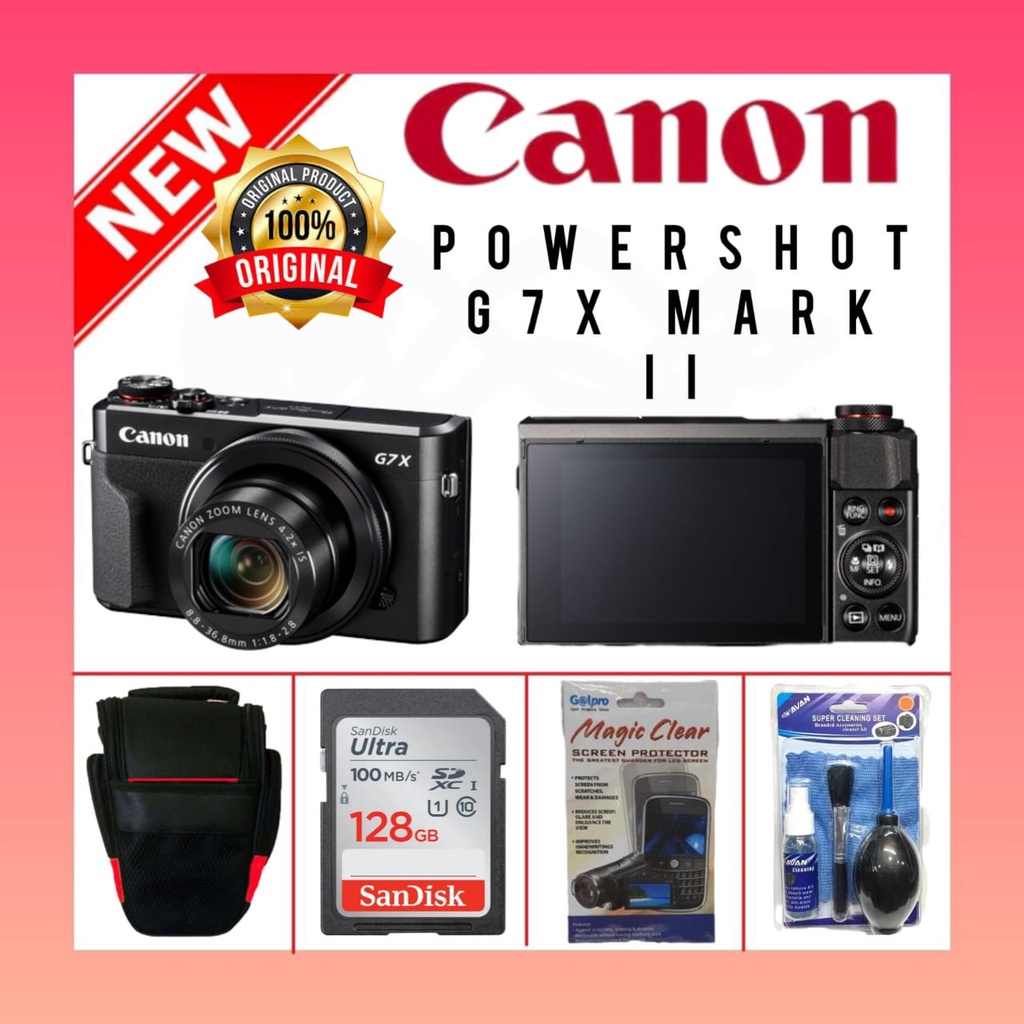 Jual CANON POWERSHOT G7X MARK II GARANSI RESMI | Shopee Indonesia