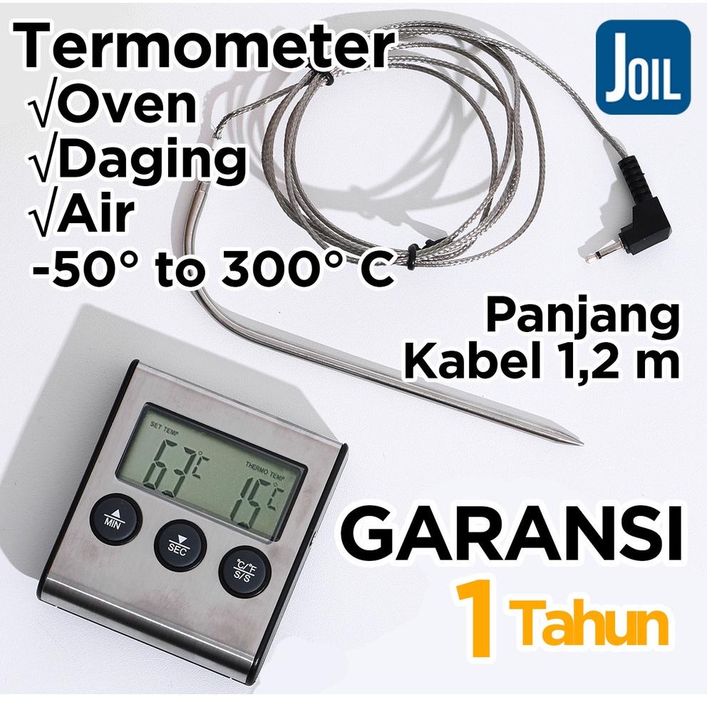 Jual HARGA SPESIAL Termometer Masak Digital dengan Kabel Alarm untuk ...