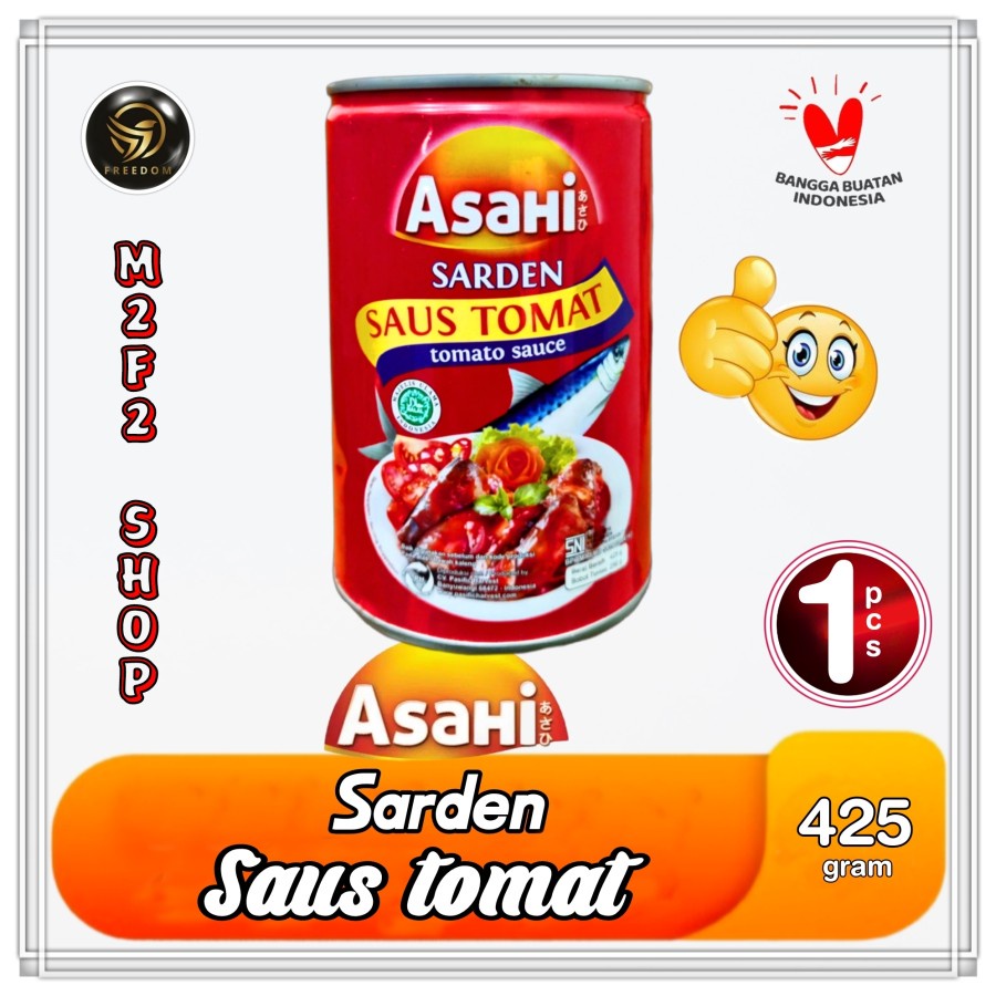 Jual Ikan Sarden ASAHI Sardines Dalam Saus Tomat - 425 gr (Kemasan ...