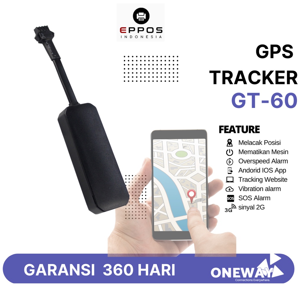 Jual GPS TRACKER MOTOR MOBIL GT-60 OneWay | Shopee Indonesia