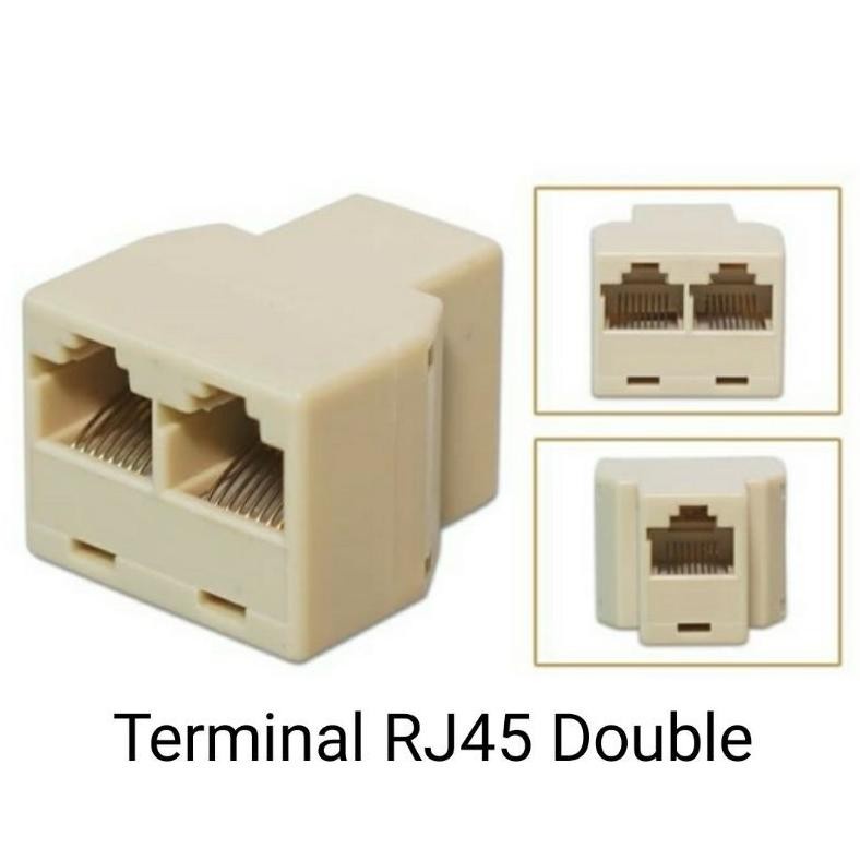 Jual DOUBLE FEMALE RJ45 BARREL BRIDGE LAN SAMBUNGAN KONEKTOR KABEL UTP ...