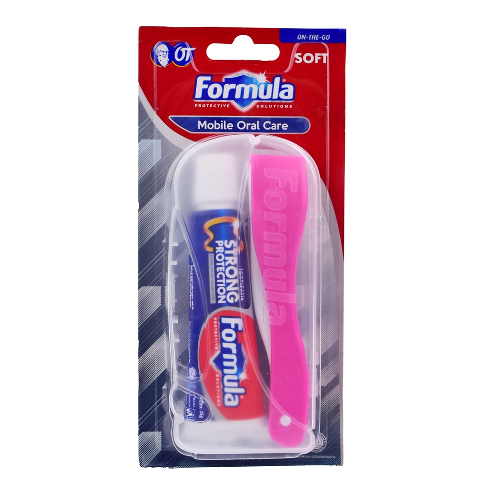 Jual SIKAT GIGI TRAVEL TOOTHBRUSH SOFT FORMULA SET PASTA GIGI ODOL ...