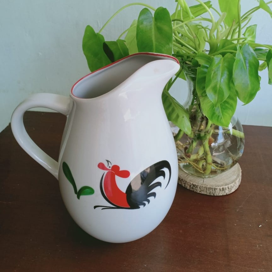 Jual Teko Ayam Porcelain | Water Milk Jug | Wadah Susu atau Teh Tanpa ...