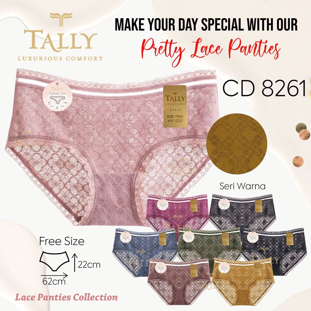 Jual celana dalam cd brokat 8261 Wanita Brokat Cd Transparan TALLY CD 8261 | Shopee Indonesia