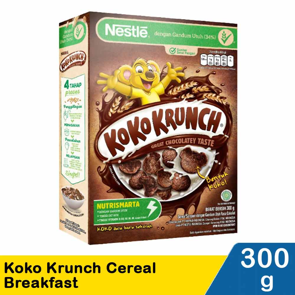 Jual EXP AGUSTUS 2025 NESTLE KOKO KRUNCH CEREAL 300GR / koko crunch 300 / koko krunch 300gram ...