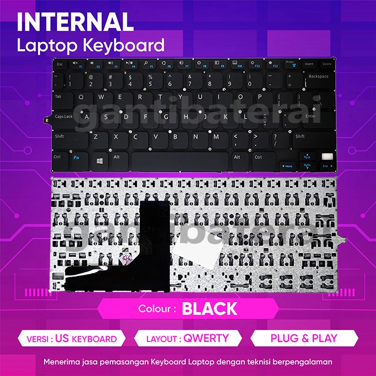Jual KEYBOARD DELL INSPIRON 11-3000 series 11-3147 11-3148 P20t-001 ...