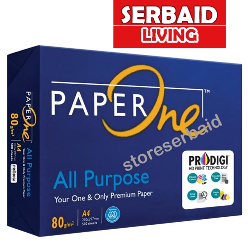 Jual SERBAID Kertas A4 PAPERONE All Purpose A4 80 gsm | Shopee Indonesia