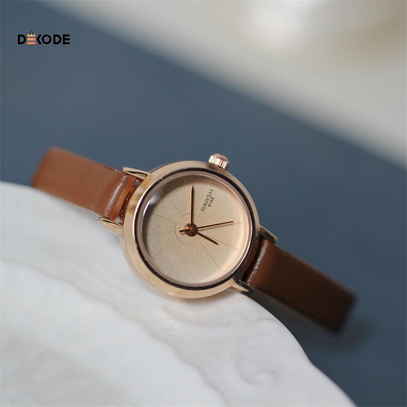 Jual DEKODE Jam Tangan WANITA WH002 Versi Korea Vintage | Shopee Indonesia