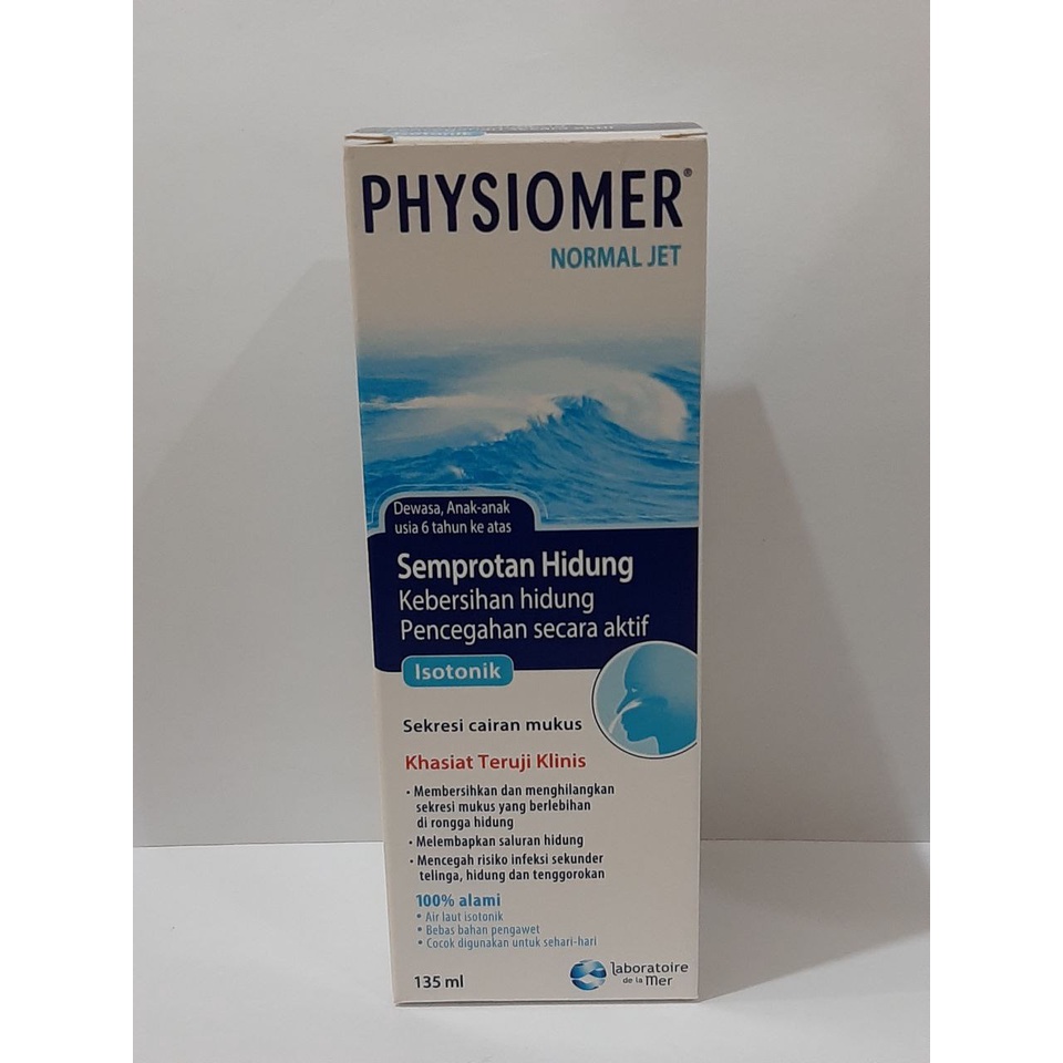 Jual PHYSIOMER NORMAL JET ISOTONIC NASAL SPRAY 135 ML | Shopee Indonesia