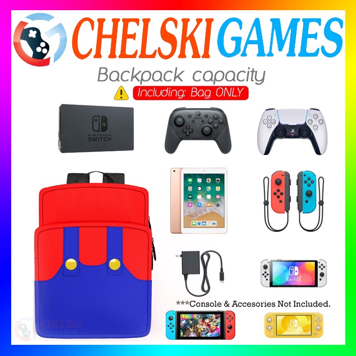 Jual Haifva Backpack Nintendo Switch OLED V2 V1 Tas Ransel Mario ...