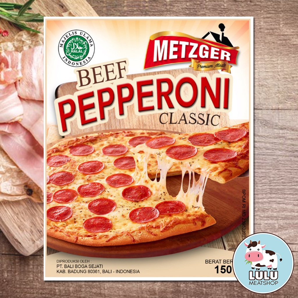 Jual Beef Pepperoni Topping Pizza Daging Sapi Halal Metzger | Shopee ...
