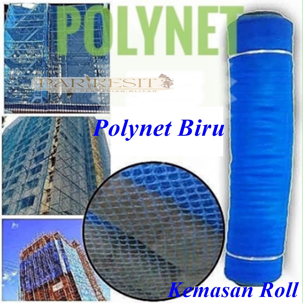 Jual Jaring Polynet Biru Lebar 120 Cm Roll ( 100 Meter ) | Shopee Indonesia