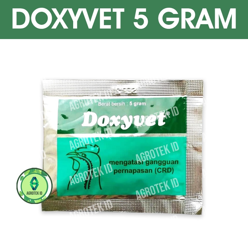 Jual DOXYVET 5 gram Obat Pernapasan Ayam CRD | Shopee Indonesia