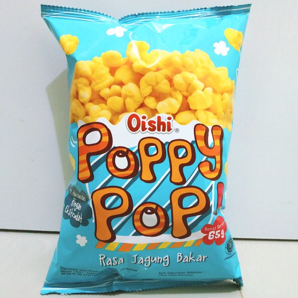 Jual OISHI Snack Poppy Pop Jagung Bakar Pack 60gr | Shopee Indonesia