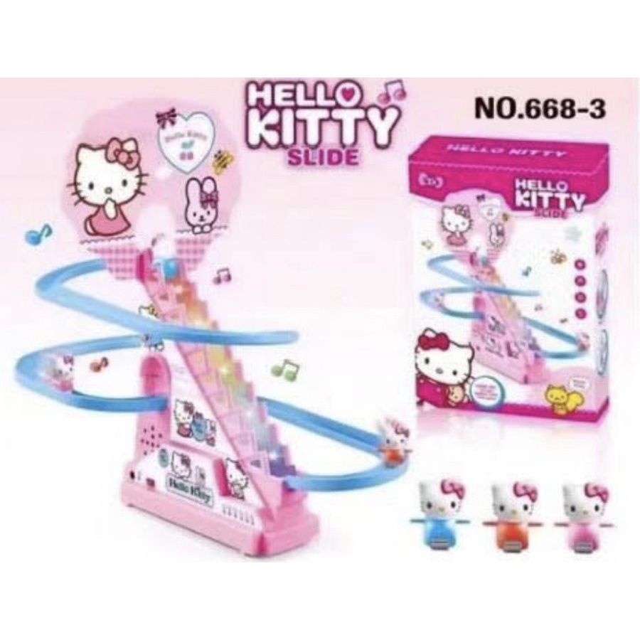 Jual Track Race Hello Kitty Slide Tangga Mainan Anak Jadul | Shopee ...