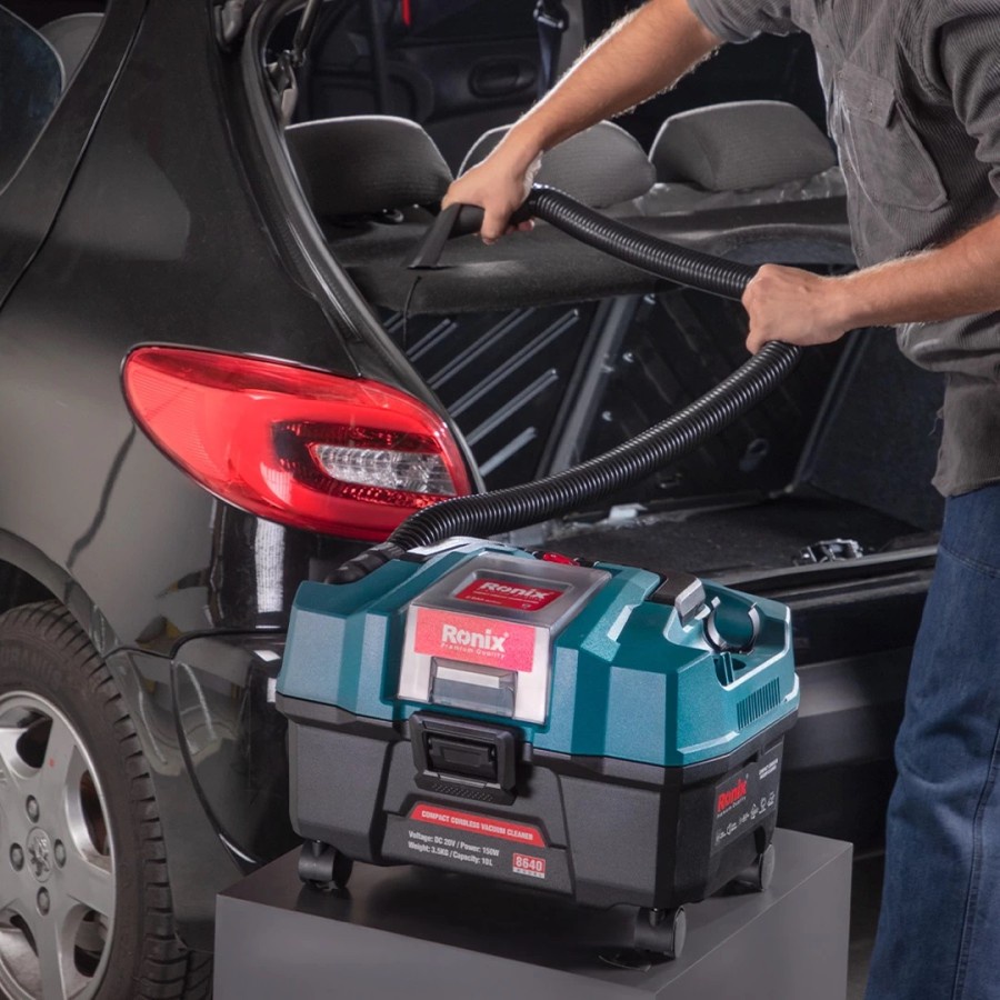 Jual Ronix Model 8640 Cordless DC Vacuum Cleaner 20V 10L | Shopee Indonesia