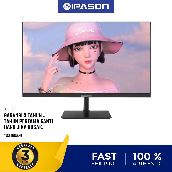 Jual IPASON Gaming Monitor E272Q-P 27inch 2K IPS 75HZ 2560*1440 DP/HDMI/DVI | Shopee Indonesia