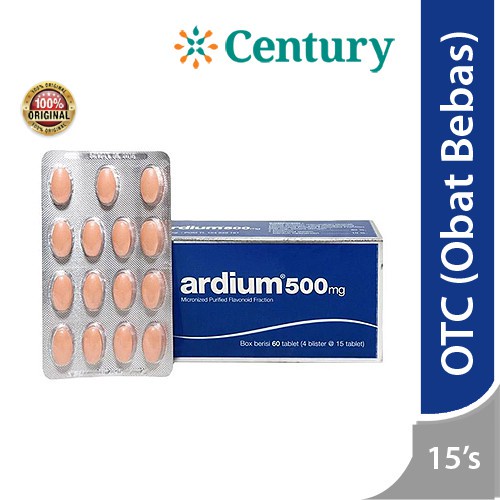 Jual Ardium 500mg 1 Blister Isi 15 Tablet | Shopee Indonesia
