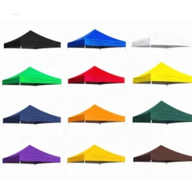 Jual Atap tenda lipat ukuran 2,5x2,5 bisa custome ukuran bahan tebal ...