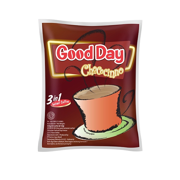 Jual GOOD DAY 3 IN 1 CHOCOCINNO BAG ISI 30 SACHET X 20 GR - KOPI ...