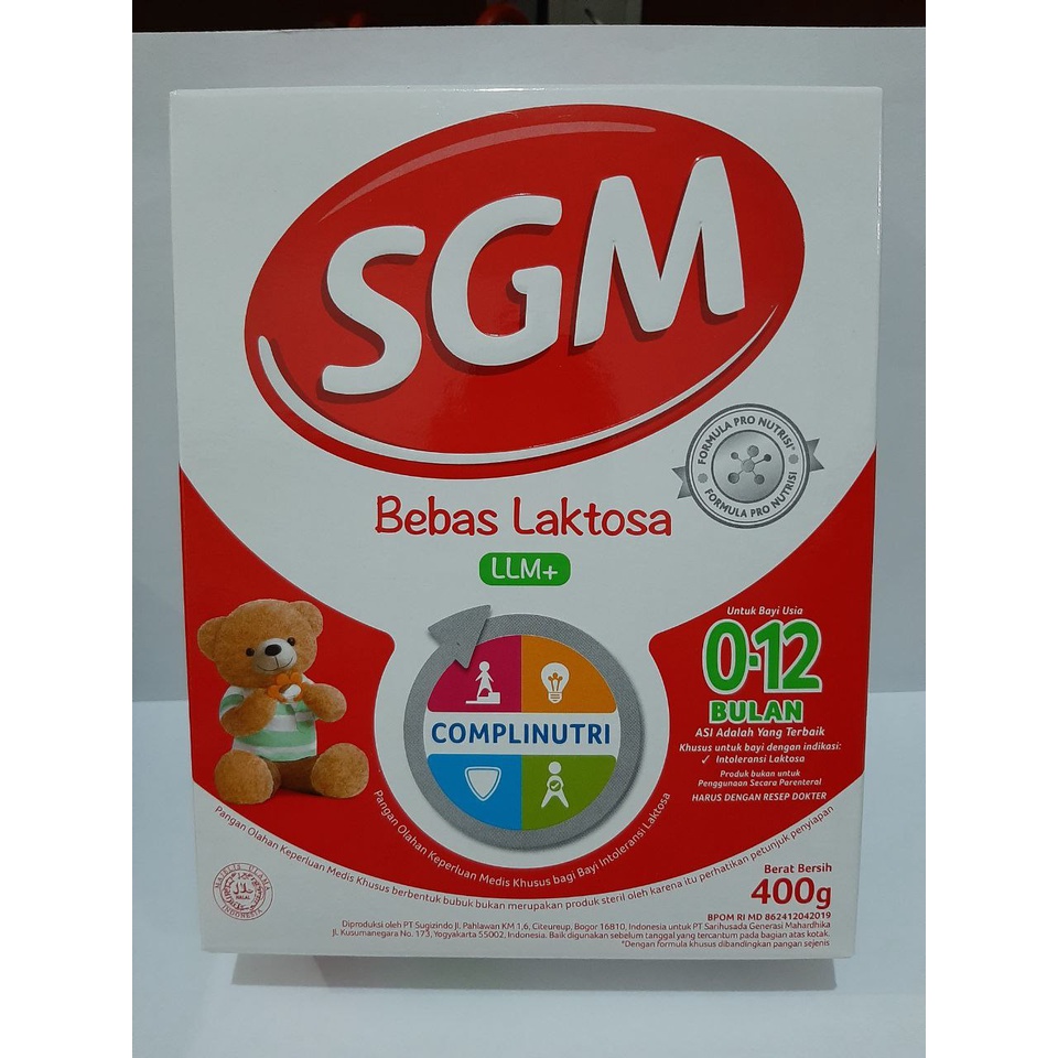 Jual SGM LLM+ FORMULA BAYI 400 MG BOX | Shopee Indonesia