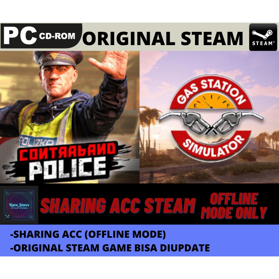 Jual Contraband Police + Gas Station Simulator PC Game Sharing Original ...
