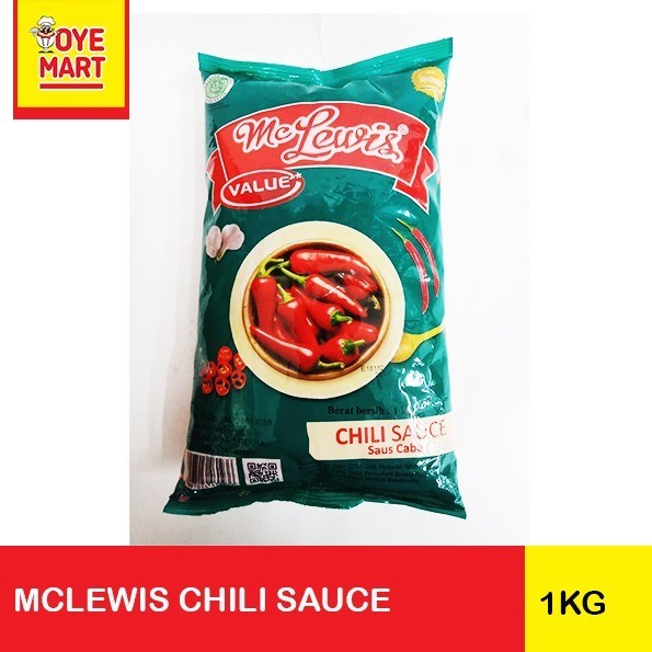 Jual MCLEWIS CHILI SAUCE 1KG SAUS SAMBAL HARGA EKONOMIS | Shopee Indonesia