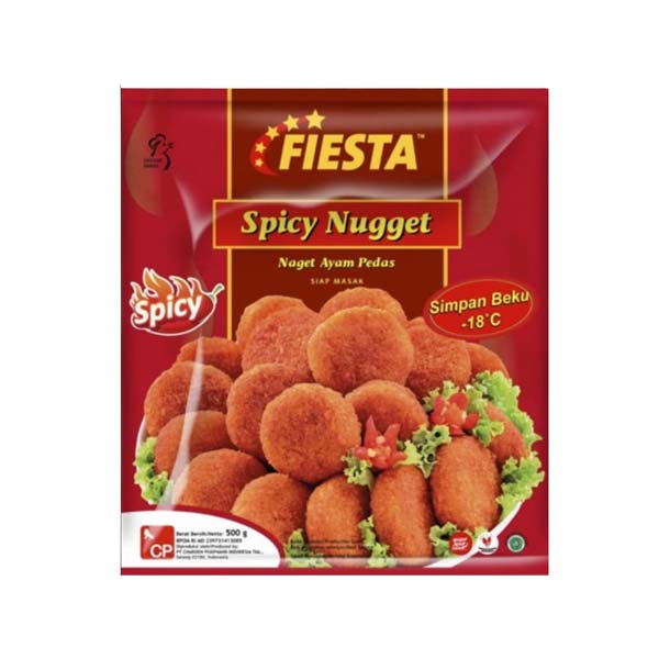 Jual FIESTA SPICY CHICKEN NUGGET 500 GR | Shopee Indonesia