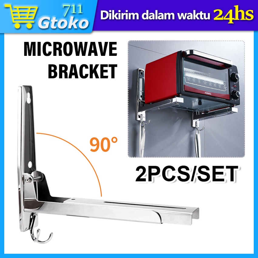 Jual Rak Siku Dinding Microwave Oven Dapur Wall Mount Support Bracket ...