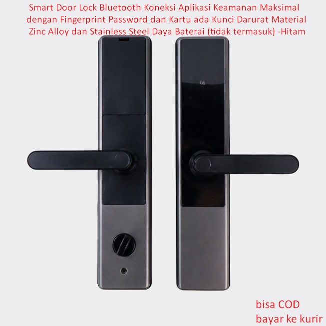 Jual Smart Door Lock Bluetooth Koneksi Aplikasi Keamanan Maksimal dengan Fingerprint Password ...